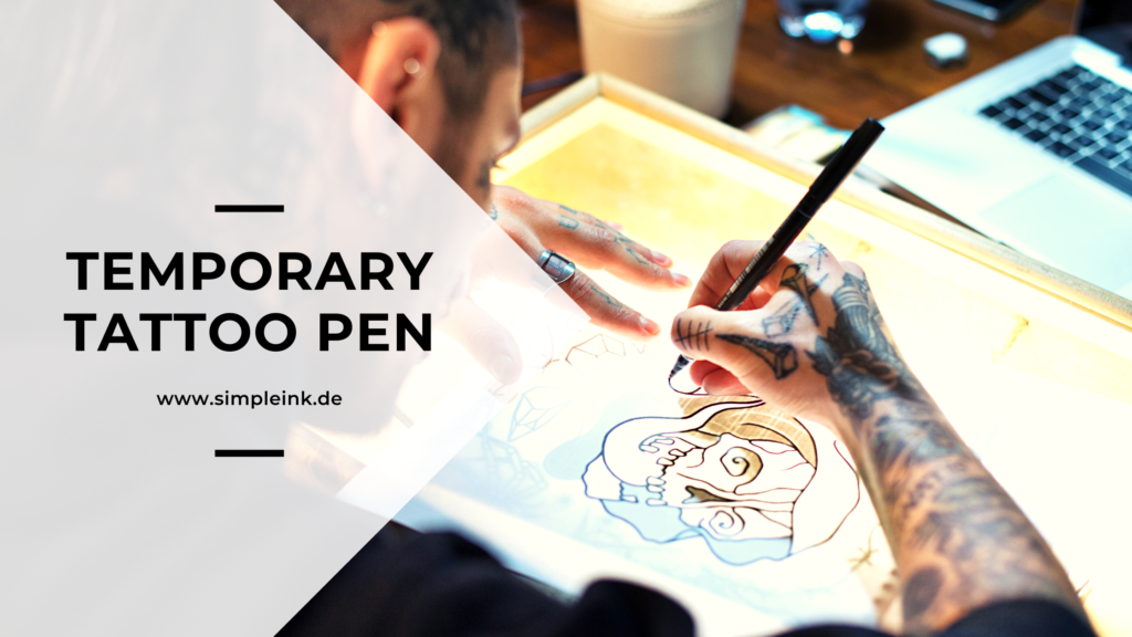 Long Lasting Best Temporary Tattoo Pen & Tattoo Ink Pen for Temporary ...