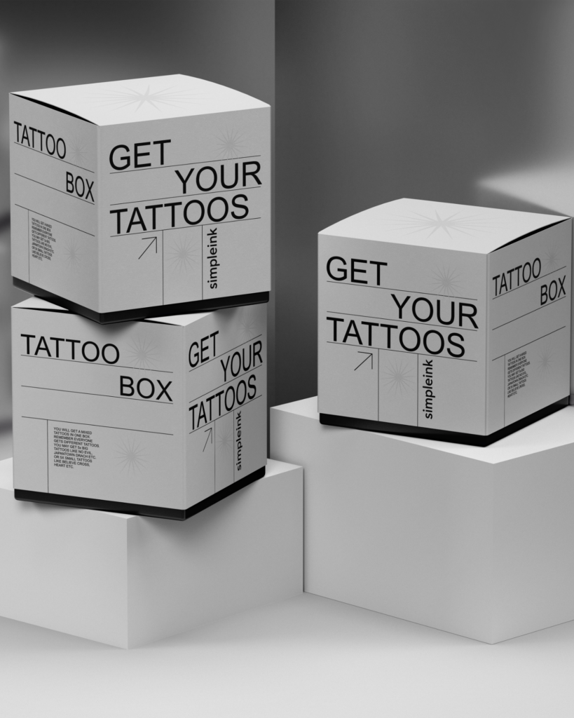 Tattoo Box mit 5 temporären Tattoos – Limited Edition | Simpleink