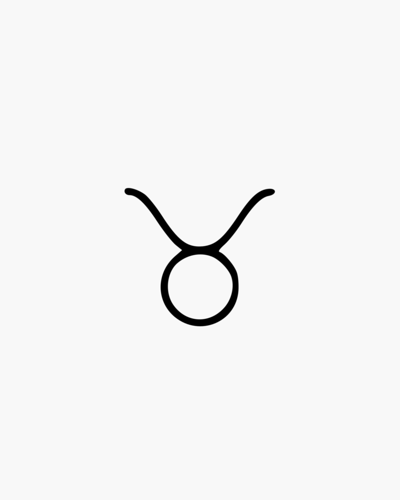 Taurus Fine Line Tattoo - Fake Tattoos - Simpleink Fake Tattoos